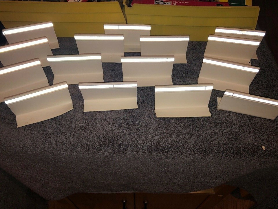 15 Temporary Overlay Marker with Butyl Adhesive, 4" White 8007302630 | eBay