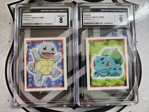 1998 Merlin Pokemon Stickers Series 1 Mislabeled Pair Bulbasaur And ...