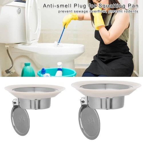 Odor Stopper Anti-blocking Cover Anti-smell Plug Toilet Deodorant ...