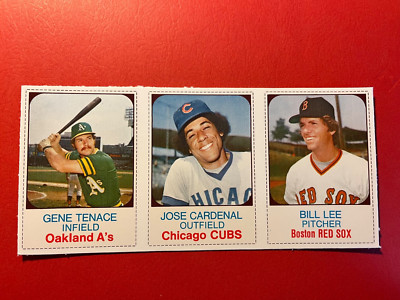 1975 Hostess Baseball Card - GENE TENACE PANEL -MINT - HAND CUT - LOW ...