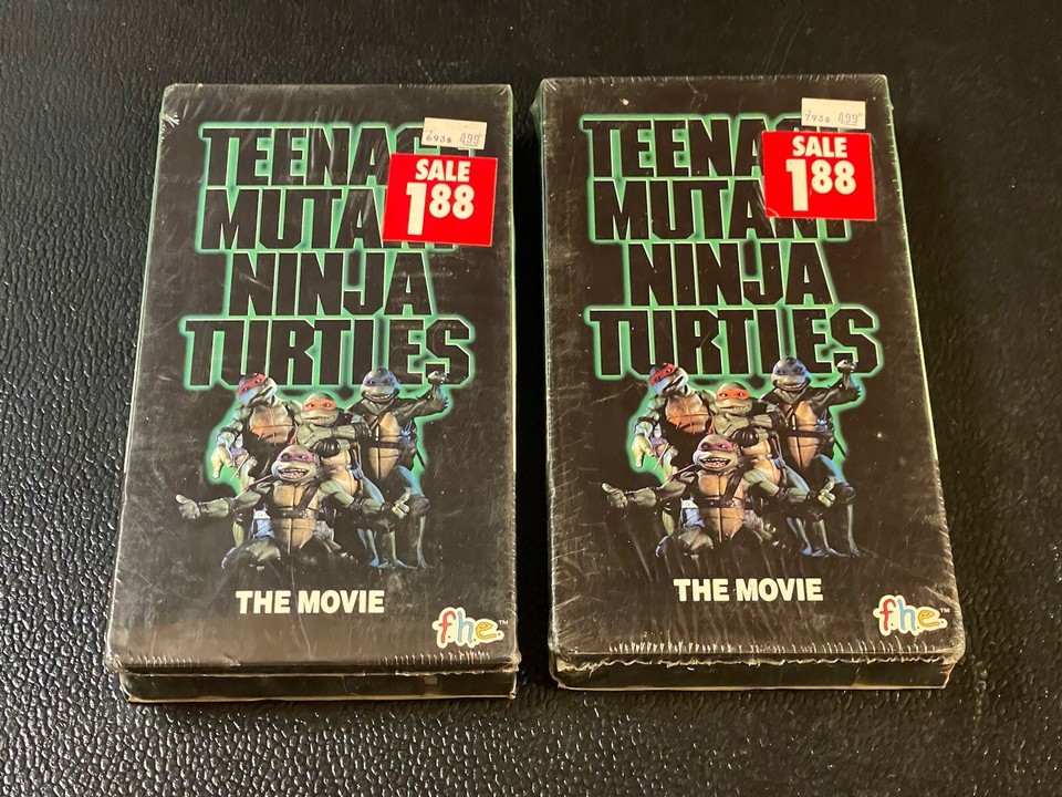 Teenage Mutant Ninja Turtles The Movie VHS 1990 FHE Brand New Gradable ...