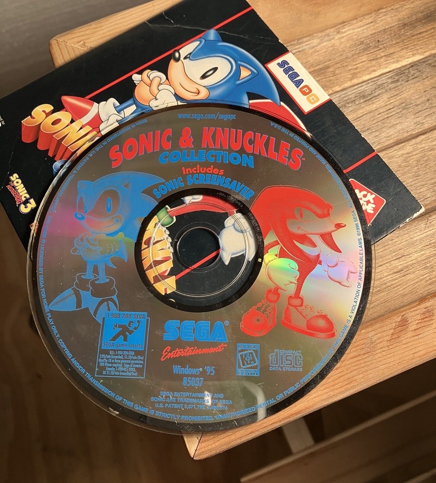 Sonic & Knuckles Collection - Jack In The Box Promo - SEGA PC | eBay