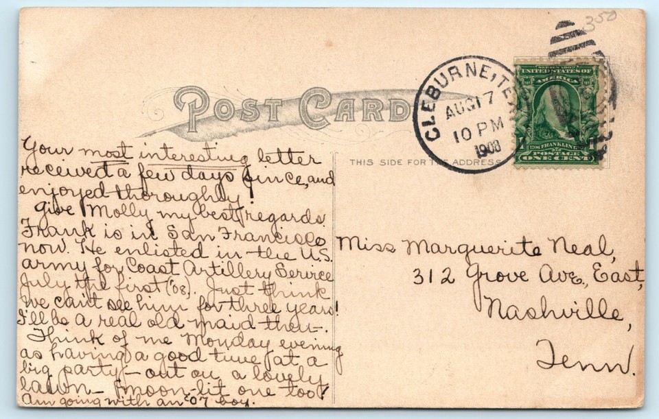 POSTCARD Woman Playing Tennis Artist Signed May L Farini Fairman Co ...
