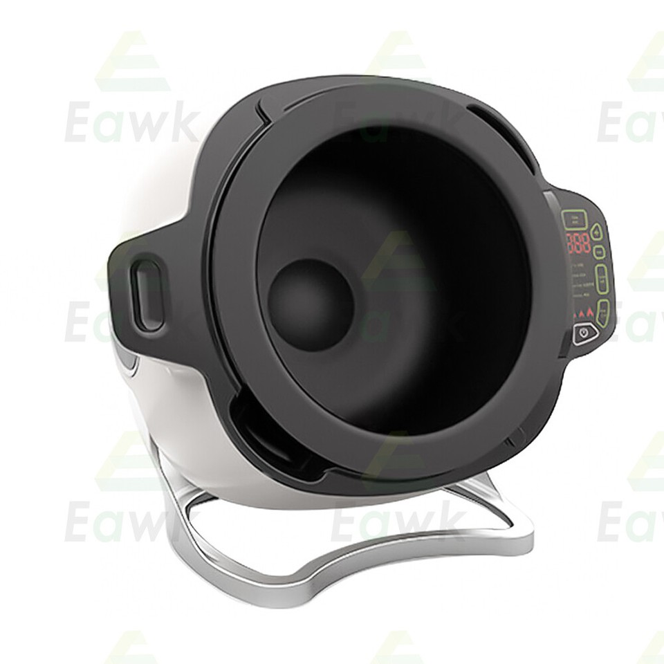 360° Rotation Electric Induction Cooker Stir Fry Automatic Food Cooking ...