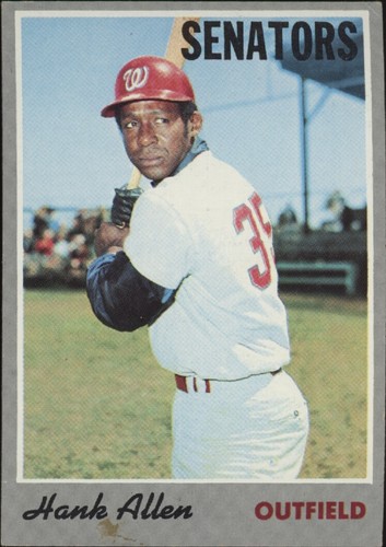 1970 Topps #14 Hank Allen - Washington Senators | eBay