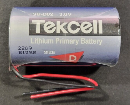 (Lot of 4) TeKcell SB-D02 3.6V 19000MAH Non-rechargeable Li-ion Battery ...