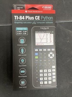 Texas Instruments TI-84 Plus CE Python Graphing Calculator New - Free ...