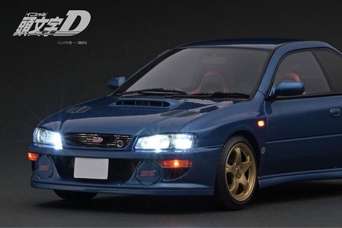 1/18 Ignition Model IG3539 Initial D Subaru Impreza WRX Type R STi GC8 Blue LED | eBay UK