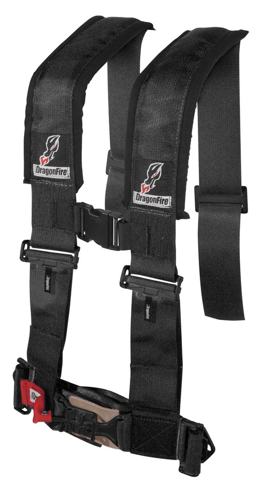 Dragonfire Racing 4 Point Style Harness Restraints Black 14-0041 | eBay