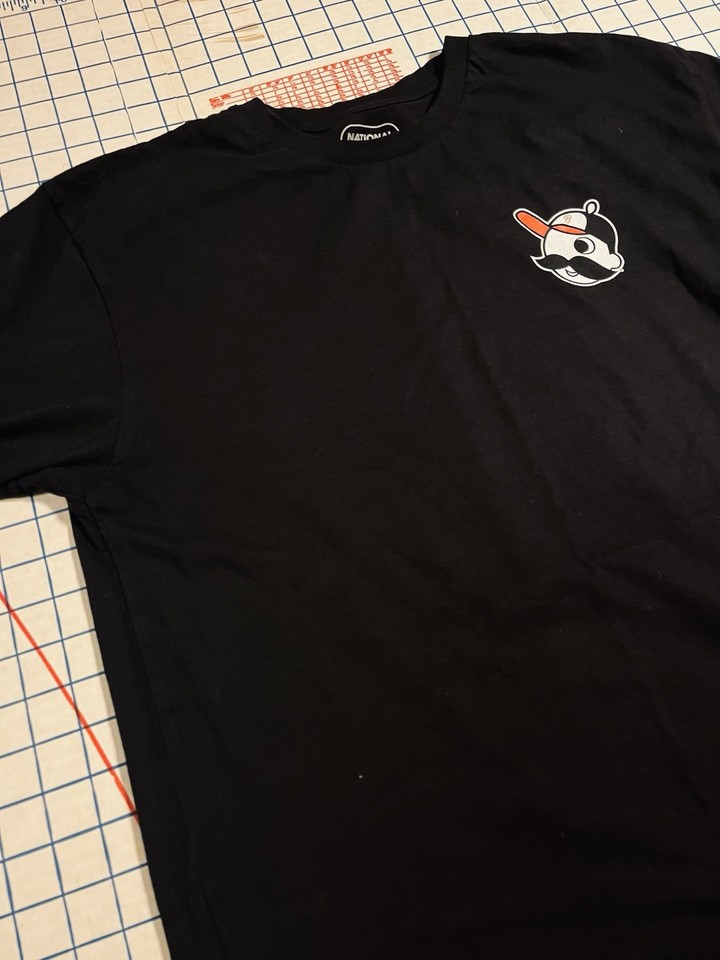 National Bohemian Natty Boh Beer Baltimore Sports T-Shirt LARGE Black ...