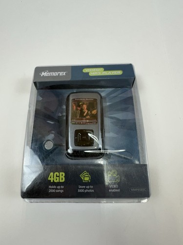 Memorex Video / MP3 Player 4GB MMP8585C Brand New SEALED RARE | eBay