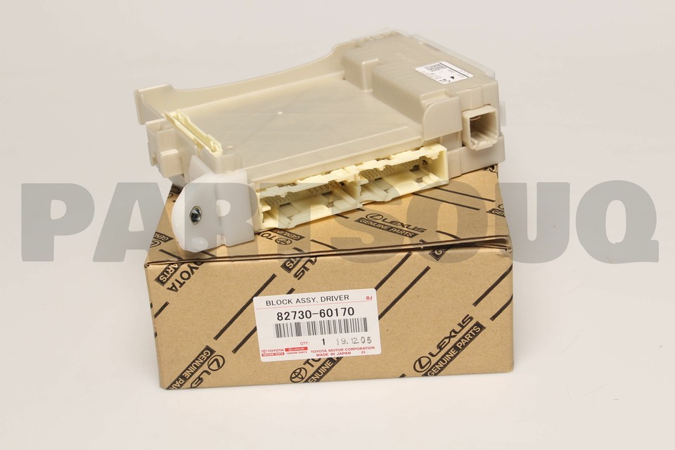 8273060170 Genuine Toyota BLOCK ASSY, DRIVER SIDE JUNCTION 82730-60170 ...