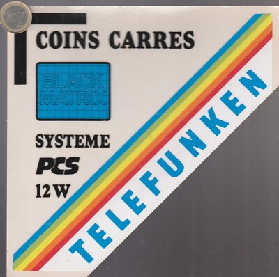 AUTOCOLLANTS C15. Télévision. TELEFUNKEN. 19 X 19 cms | eBay