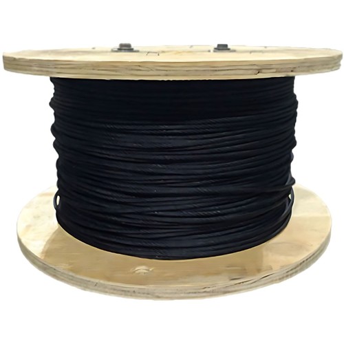 Black Powder Coated Galvanized Wire Rope Cable 1/8" 7x19 for DIY ...