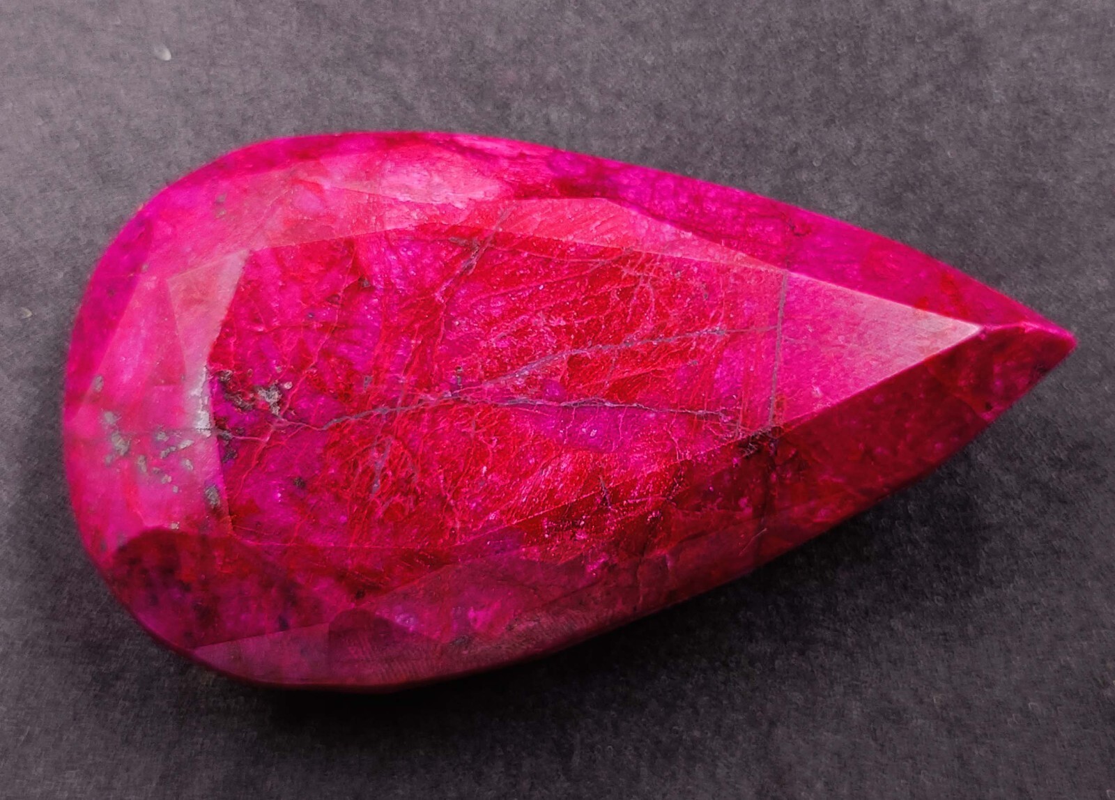 Unique Stone Natural Red Ruby 750-800Ct Certified Pear Cut Gems High ...