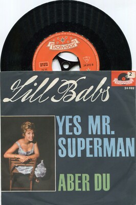Single Lill Babs: Yes Mr. Superman (Polydor 24 692) D | eBay.de