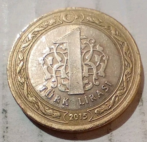 1 Turk Lirasi 2015 Turkey Coin Mustafa Kemal Atatürk Bimetallic | eBay UK