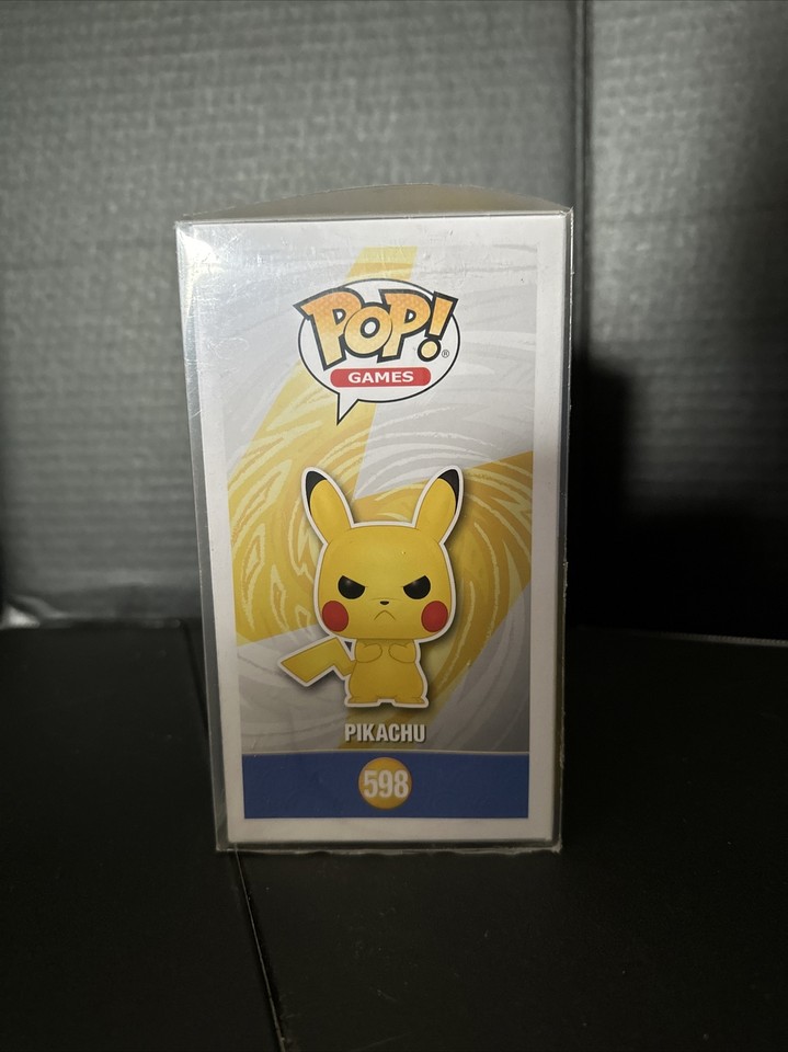 Funko Pop Games Pokemon S3 Grumpy Pikachu #598 Vinyl Figure With ...