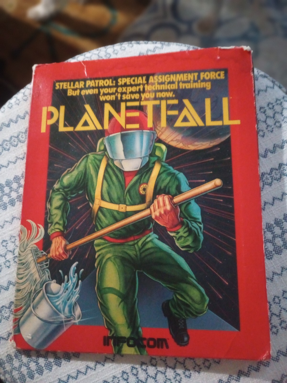 RARE! Planetfall Infocom Atari PC Game.1 Postcard And I.D. Card Missing ...