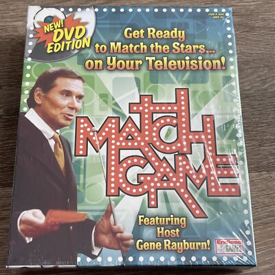 Match Game DVD Edition Host Gene Rayburn Endless Games 2007 NEW Factory ...