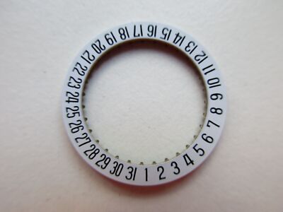 FHF Fontainemelon cal. 909 Swiss DATE disk white pos. at 6 watch ...