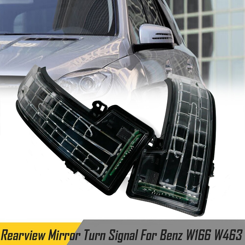 LH RH Side Rearview Mirror Turn Signal Light Lamp For Benz W166 W463 ...