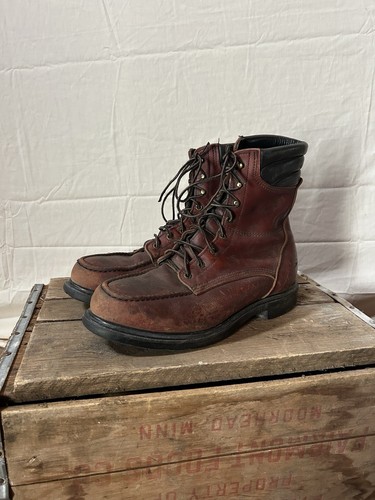 Red Wing Leather Lace-Up Work Boots 402 Size 11 | eBay