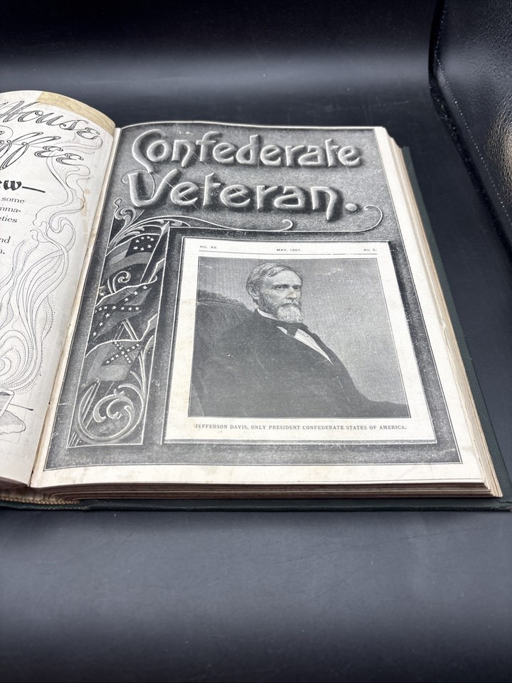 Confederate Veteran Vol 15 1907 Magazine Compilation HB Book | eBay