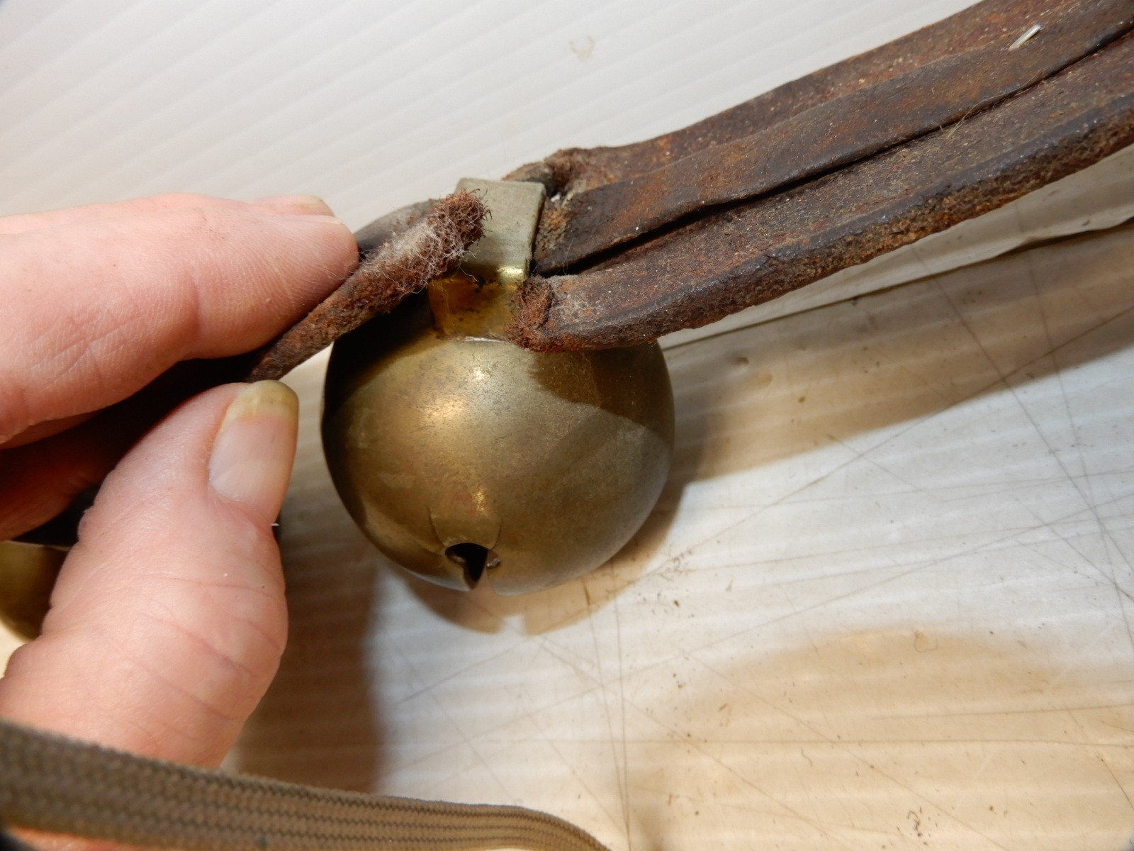 ANTIQUE VICTORIAN BRASS SLEIGH BELLS PARTS | eBay