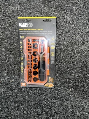 Klein Tools 33805 ProFlex Impact Screwdriver Bit and Socket Set, 38 ...