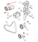 NEW VOLKSWAGEN BEETLE A5 ALTERNATOR BELT TENSIONER 07K903315T 07K-903 ...