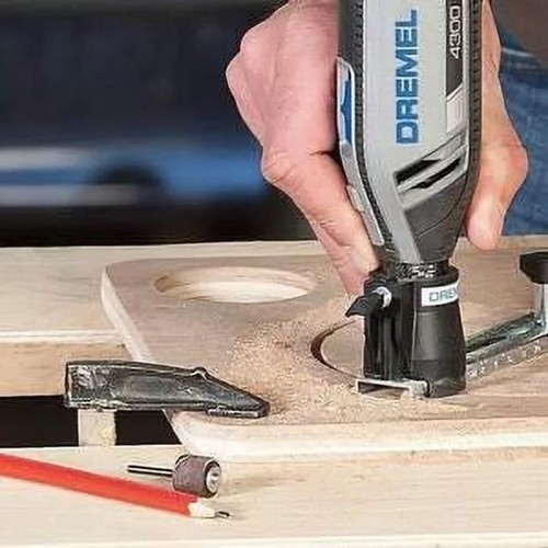 Dremel 678 Circle Cutter and Straight Edge Guide, Rotary Tool ...