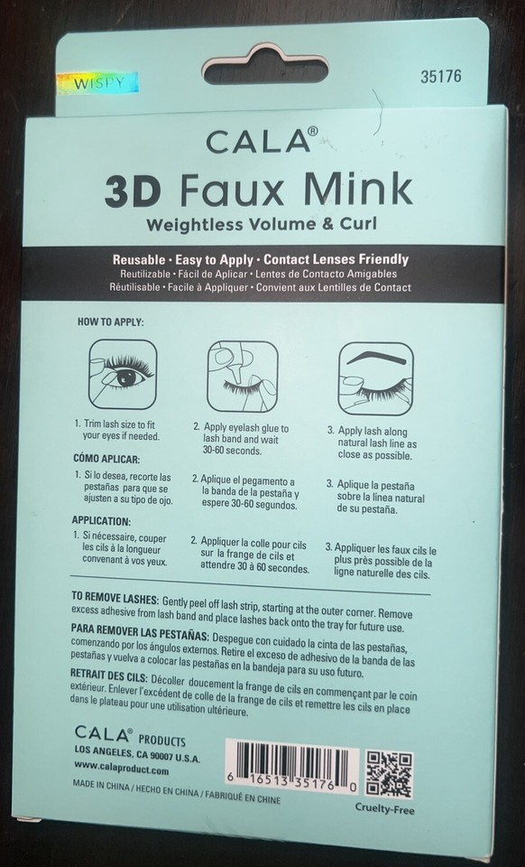 Wispy Cala 3D Faux Mink 5 Pairs Weightless Volume & Curl | eBay