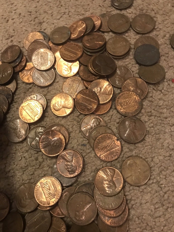 🇺🇸 10 Lb Lbs Copper ⭐️ PRE 1982 ⭐️ 1c Lincoln Cent PENNY TEN POUNds ...
