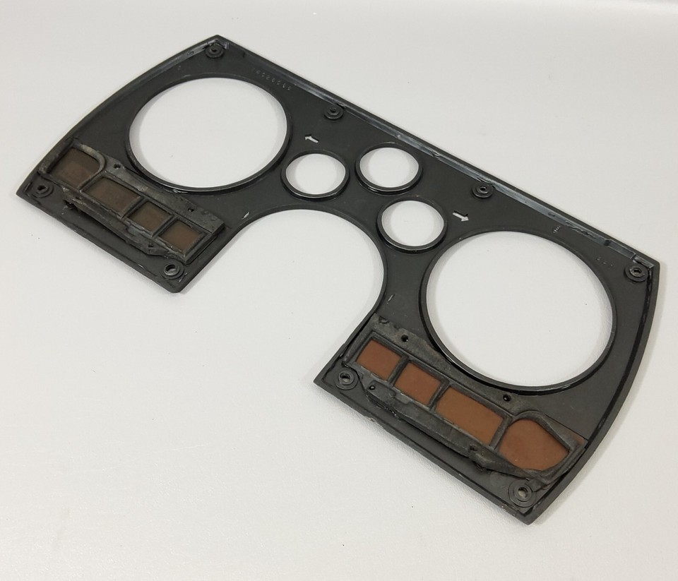 82-89 Camaro Dash Mounted Black Plastic Speedometer Gauge Cluster ...