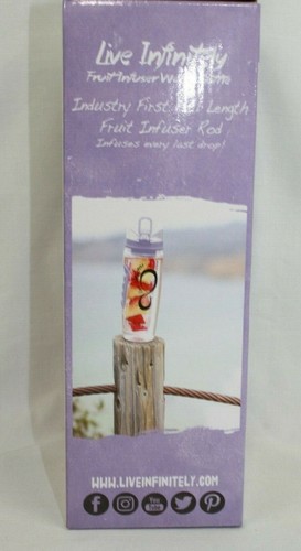 Live Infinitely 32 oz. Infuser Water Bottles 100% BPA Free Hand Grip ...