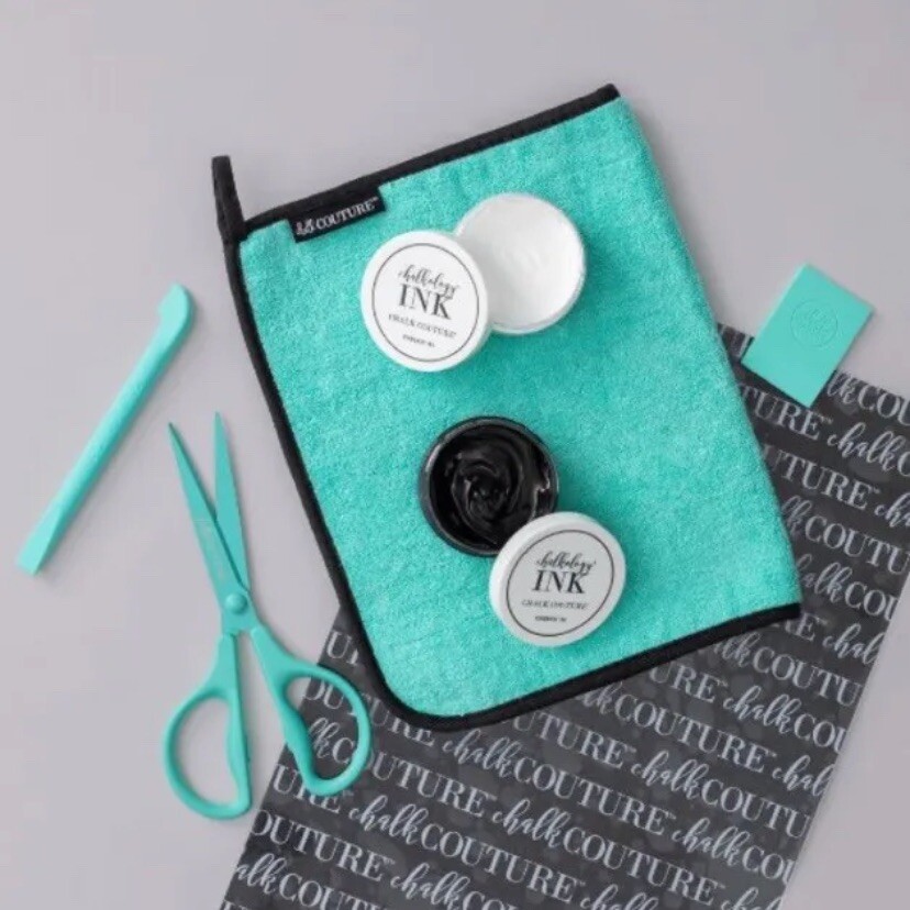NEW “INK Kit” Chalk Couture Ink Bundle (Ink Mat, Fuzzing Cloth, Ink ...