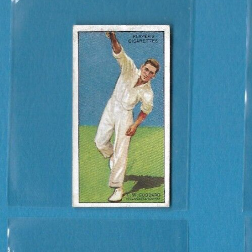 1930 Player's Cricketers Tobacco T W TOM GODDARD Card, CRICKET ...