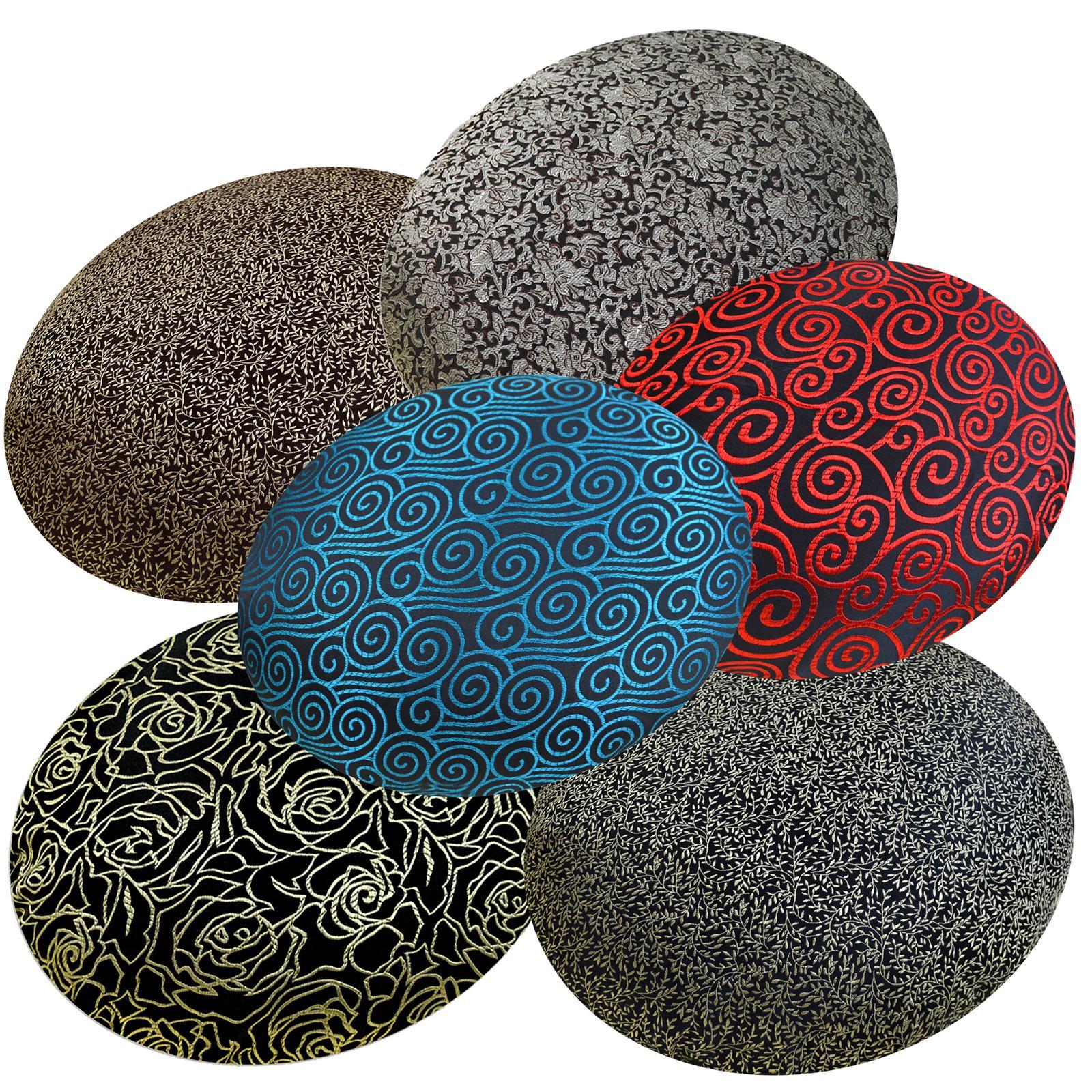 Round Shape Cover*Chinese Rayon Brocade Floor Chair Seat Cushion Case ...