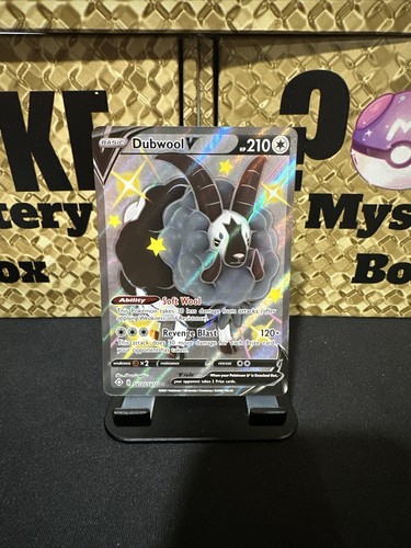 Dubwool V SV120/SV122 SWSH - Shining Fates Shiny Vault NM/M Pokemon ...