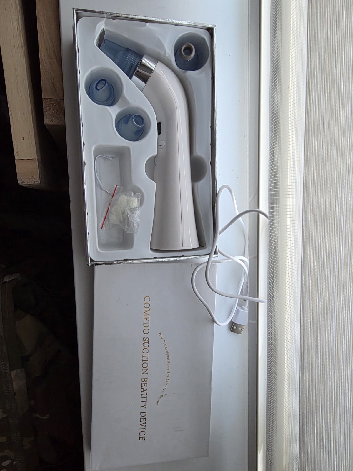 COMEDO SUCTION BEAUTY DEVICE Vacuum Blackhead Cleaner Remover-WHITE | eBay