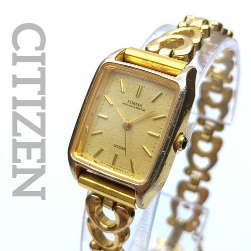 CITIZEN FORMA Women's Gold Bracelet Watch Model 2931-295833 From Japan ...