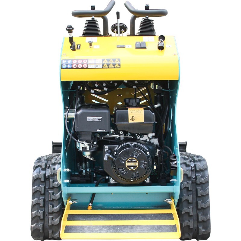 NEW Mini Skid Steer Loader W/Bucket Crawler Track 13.5HP Gasoline EPA ...