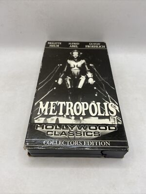 Metropolis (VHS, 1997) Collectors Edition B&W EP Mode Brigitte Helm ...