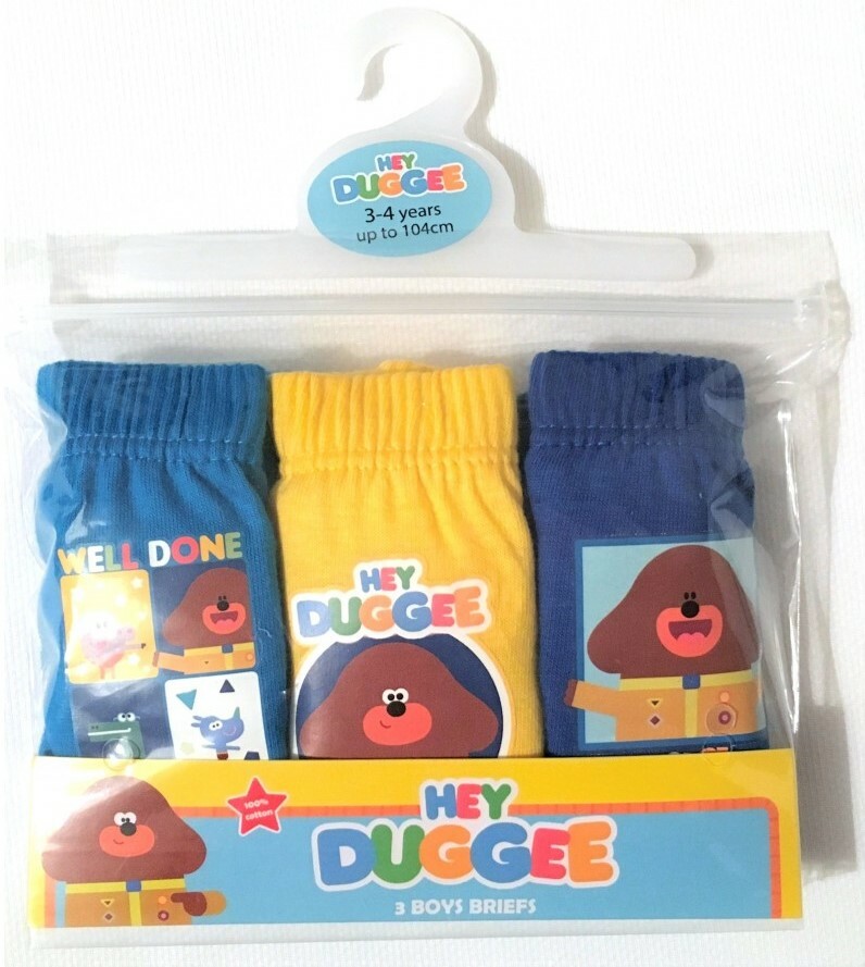 Hey Duggee & Badges Dog Baby Boys 3 Pack Briefs Underwear Pants in Pack ...