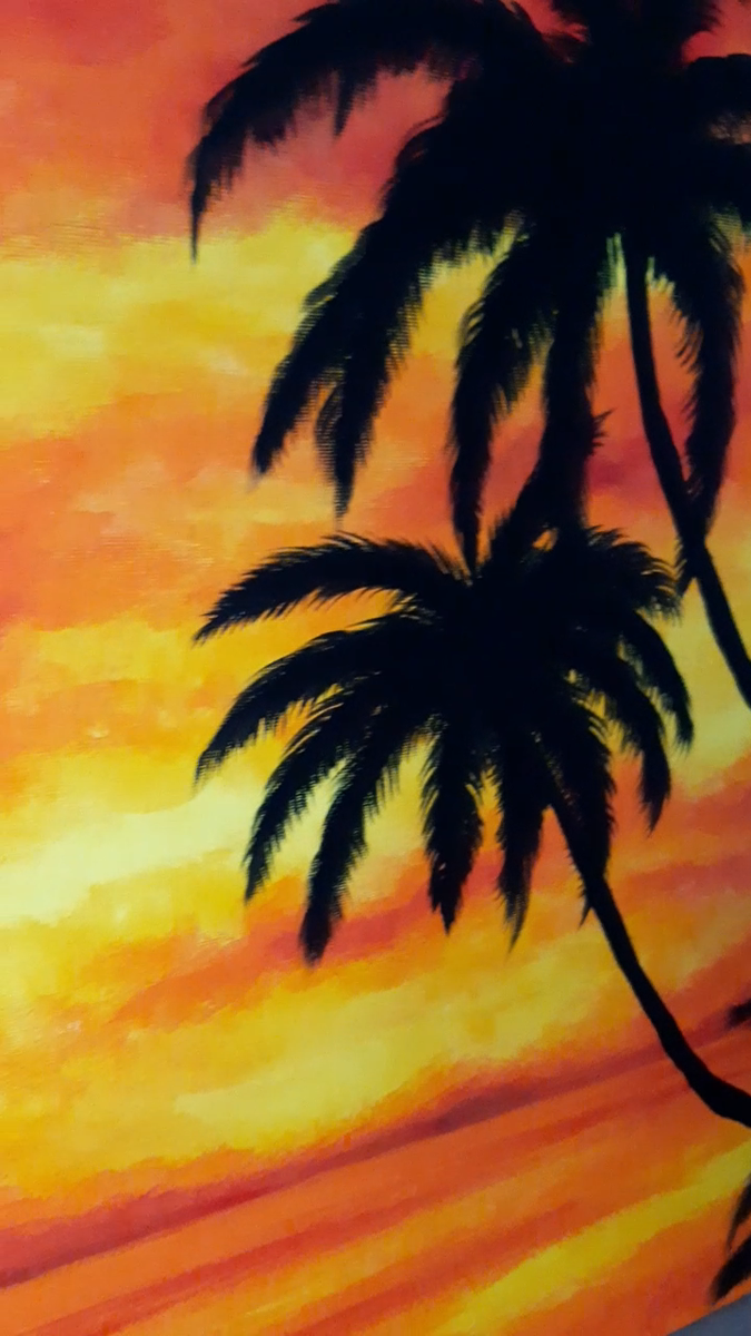 Simple Palm Tree Paintings
