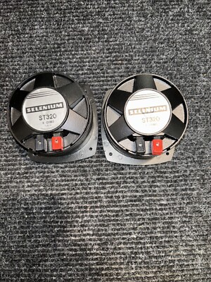 Selenium ST320 Slot Super Tweeters OEM PHENOLIC Diaphragms - PAIR - 8 ...