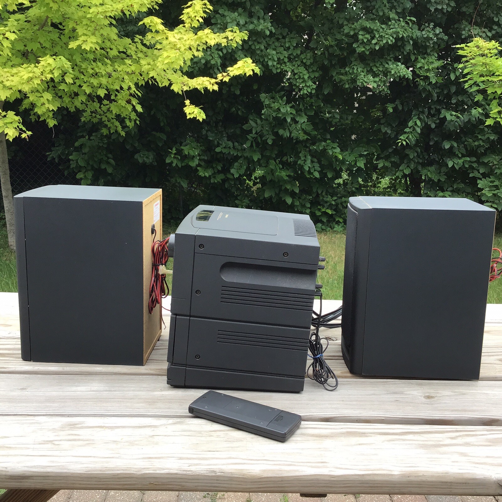 Pioneer Mini Stereo System AM FM Dual Cassette Audio XR-P500 - CD DOES ...