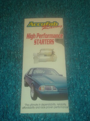 Accufab Racing HIGH PERFORMANCE STARTERS CPC-212 | eBay