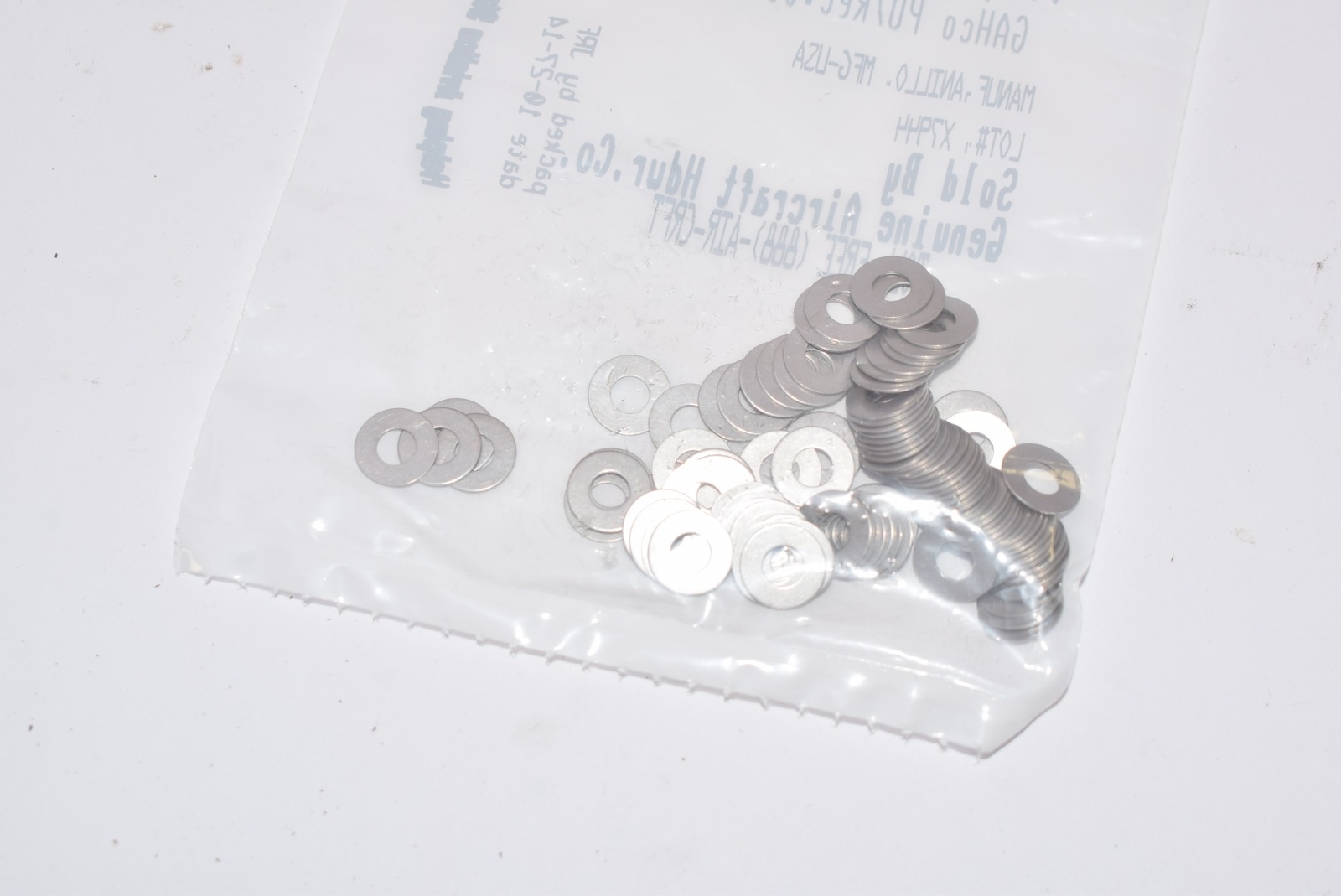 Pack of 100 NEW NAS1149CN816R National Aeronautical Standard Flat ...